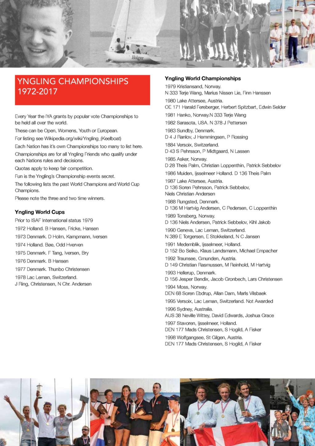 50 Years Yngling Magazine – International Yngling Association