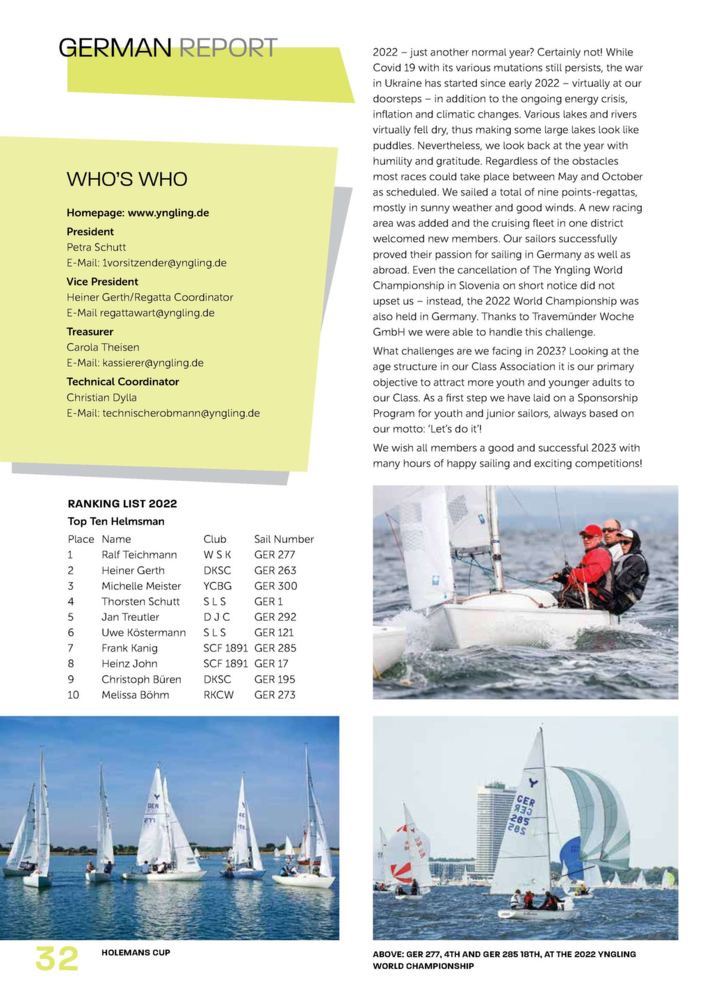 2023 International Yngling Magazine – International Yngling Association
