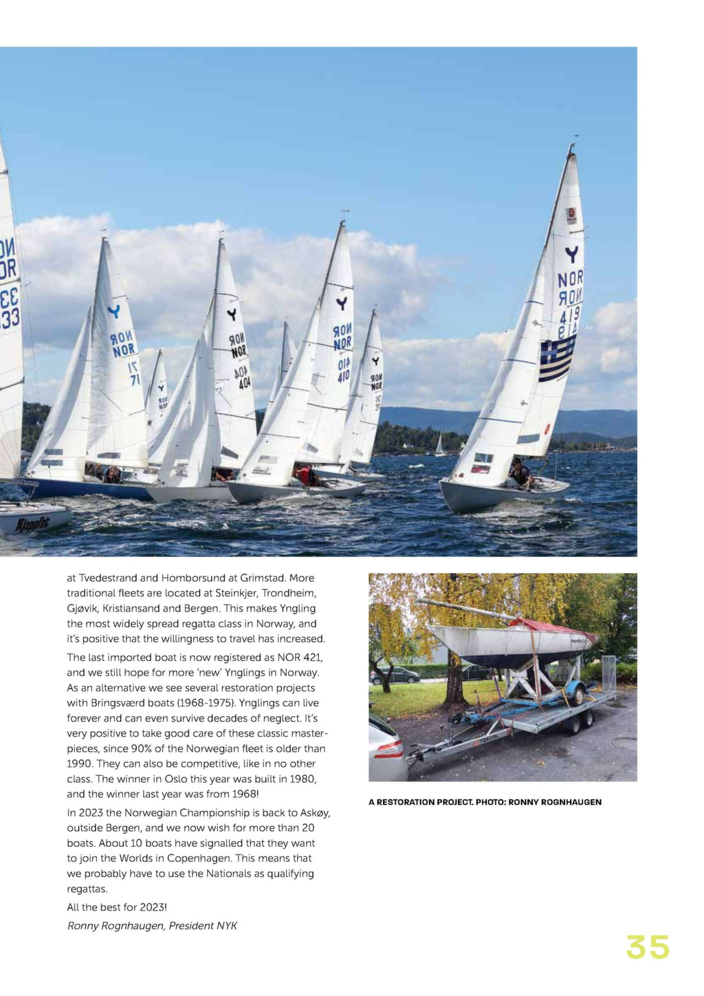 2023 International Yngling Magazine – International Yngling Association